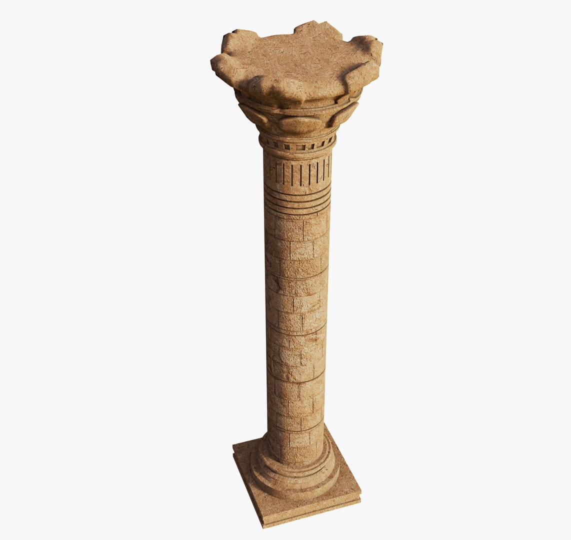 Free Ancient Egyptian Pillar 3D Model - TurboSquid 2251671
