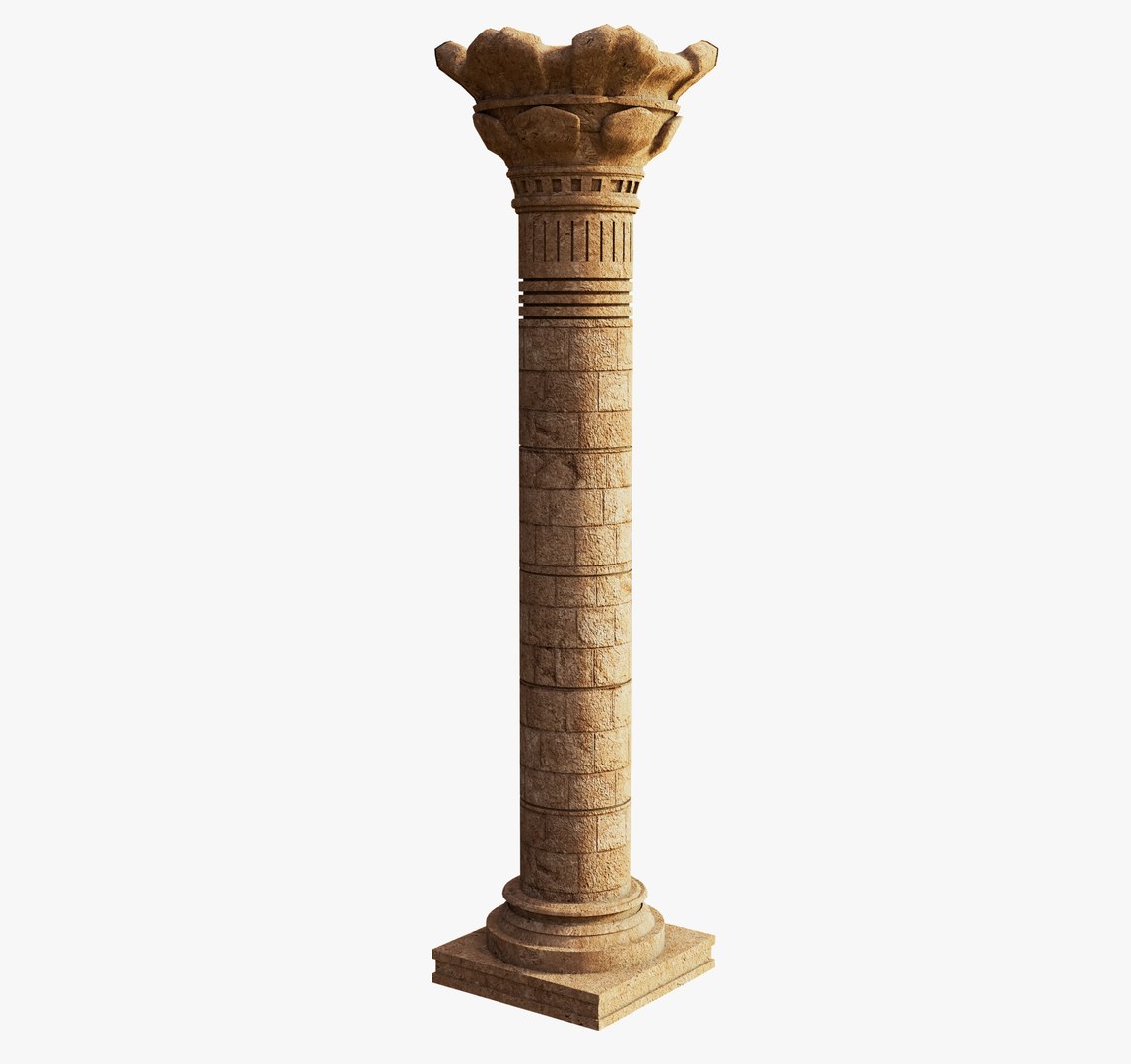 Free Ancient Egyptian Pillar 3D Model - TurboSquid 2251671