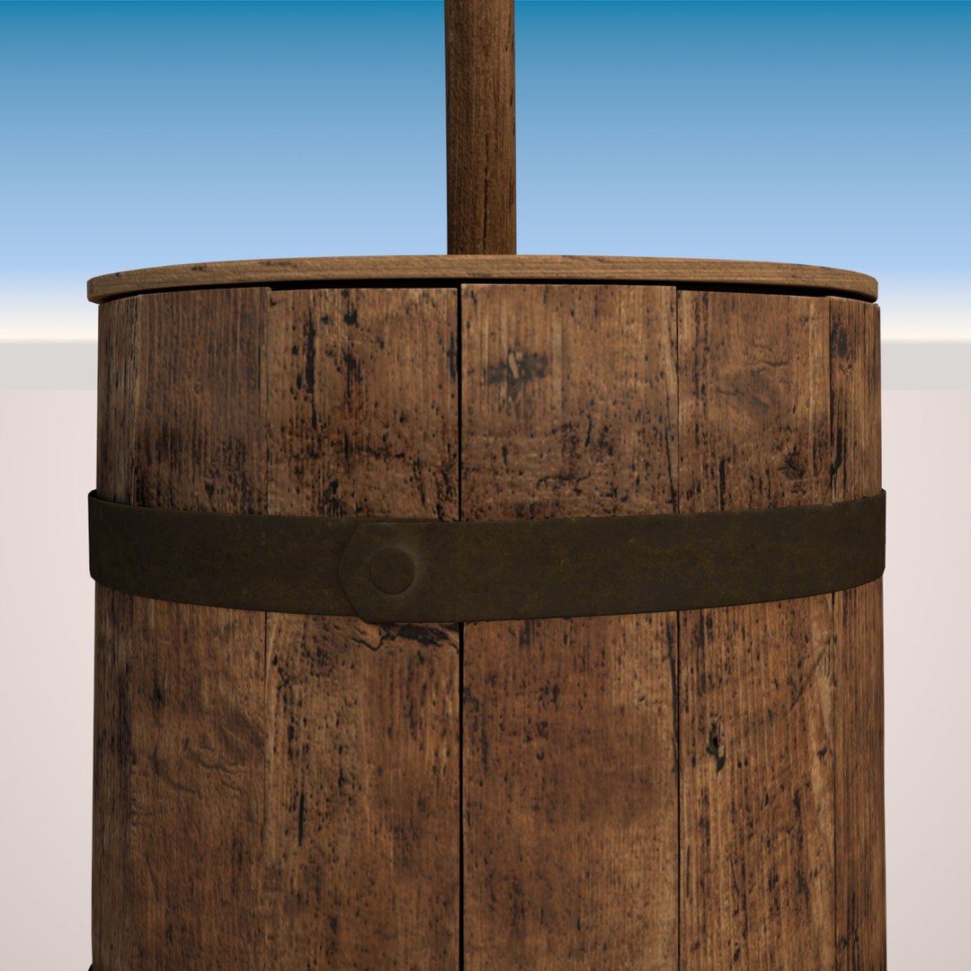 3d Butter Churn