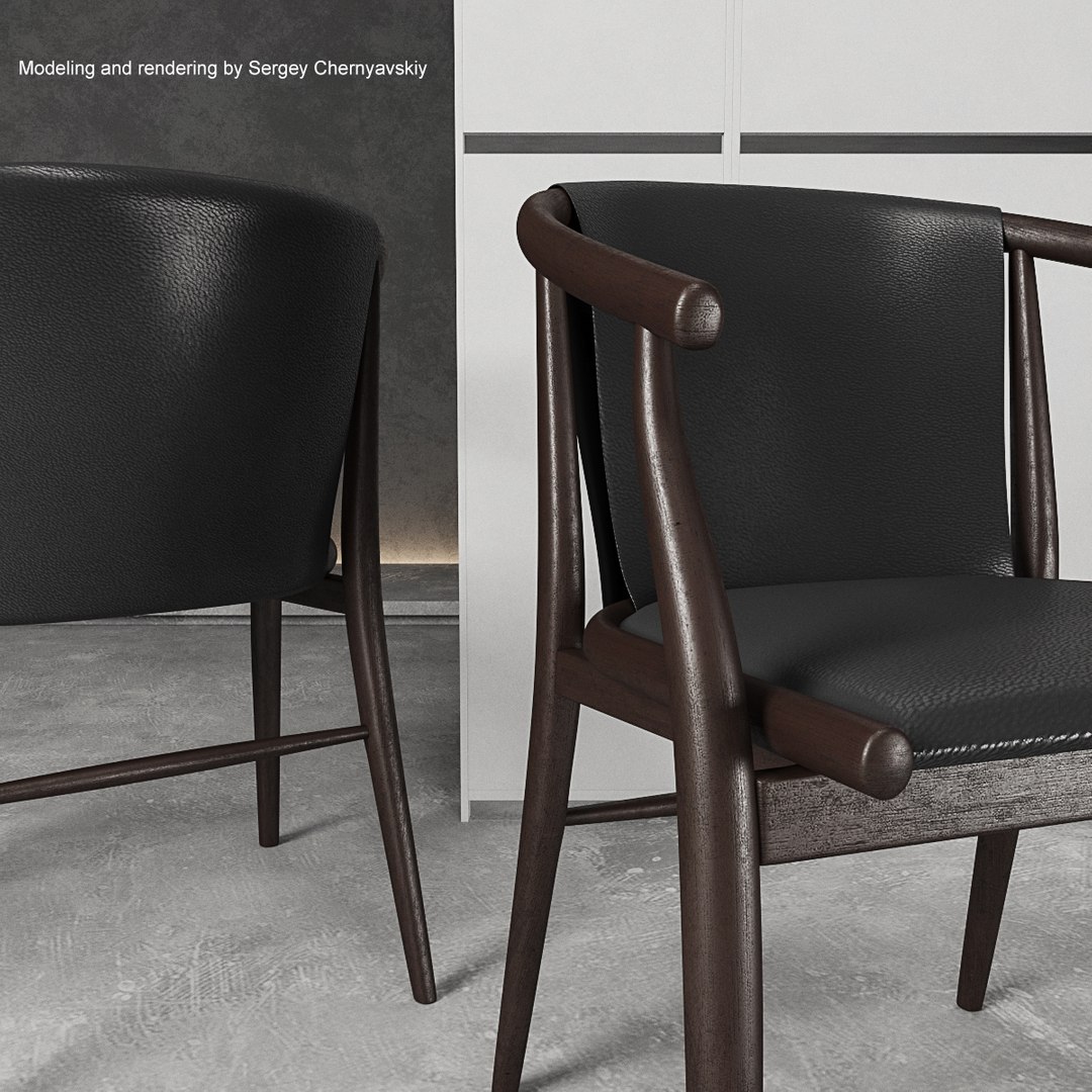 Chair jens sj61b 3D model - TurboSquid 1298618