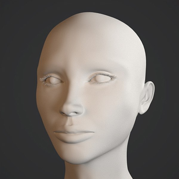 modelo 3d Cabeza de hembra - TurboSquid 450577