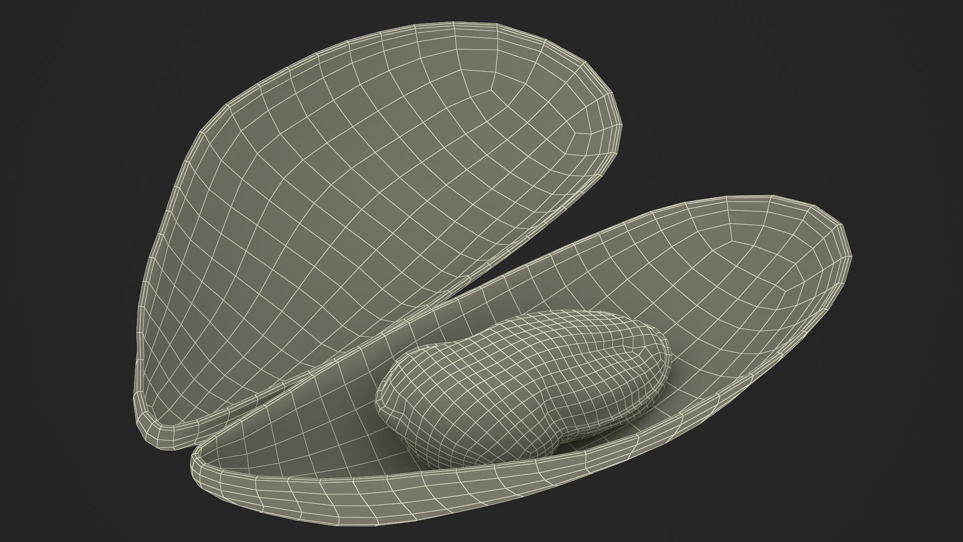3D Open Cooked Mussel Model - TurboSquid 2279689