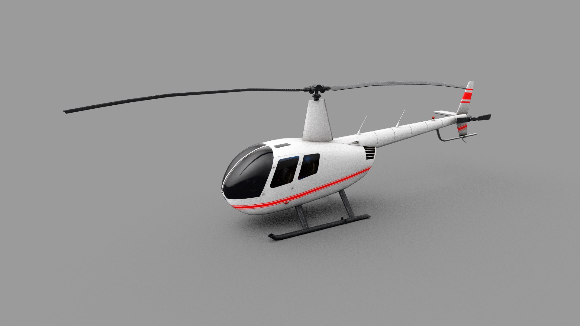 3D Robinson R44 Lowpoly - TurboSquid 2136870