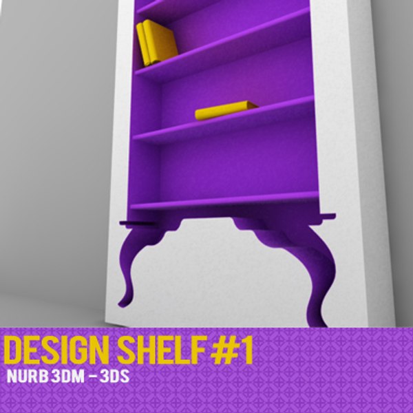 shelf vintage 3d model