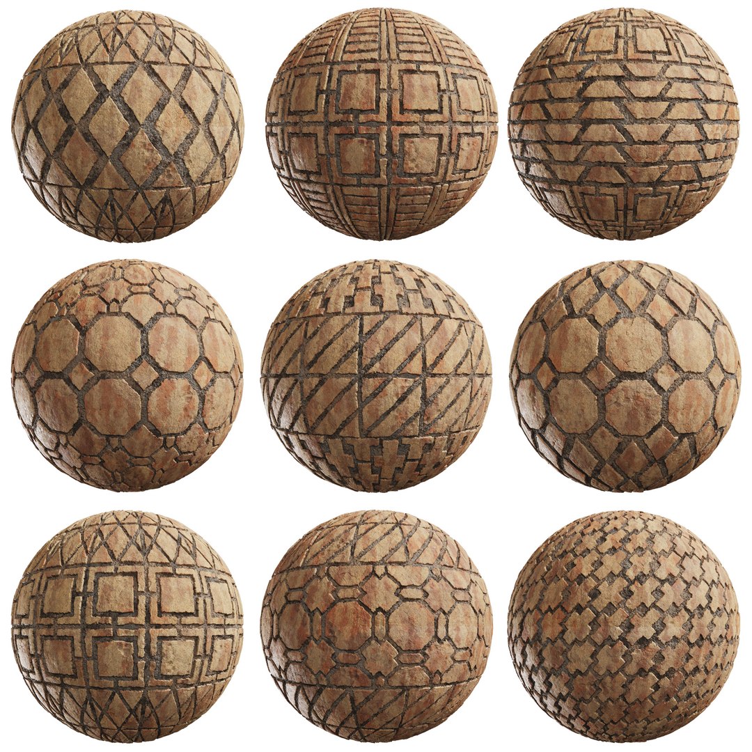 PBR Bricks 09 - Tileable 4K Texture Seamless Model - TurboSquid 2343628