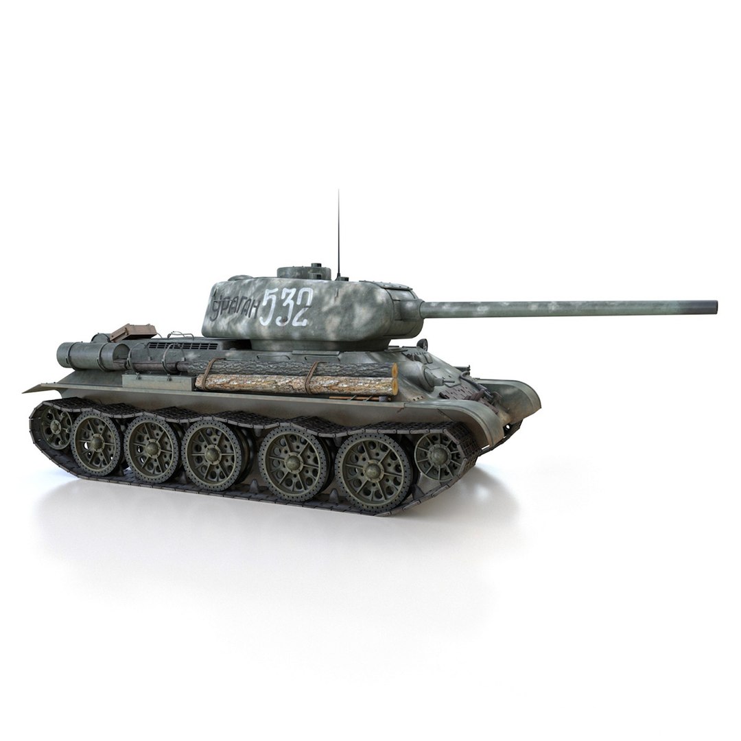 T-34 85 - 3D Model - TurboSquid 1488086