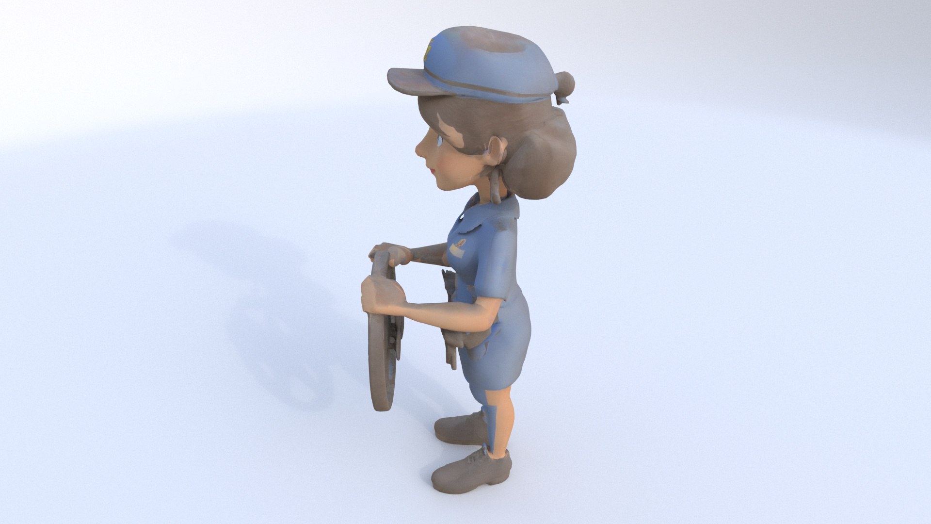 3D Bus Driver Female - TurboSquid 2333451