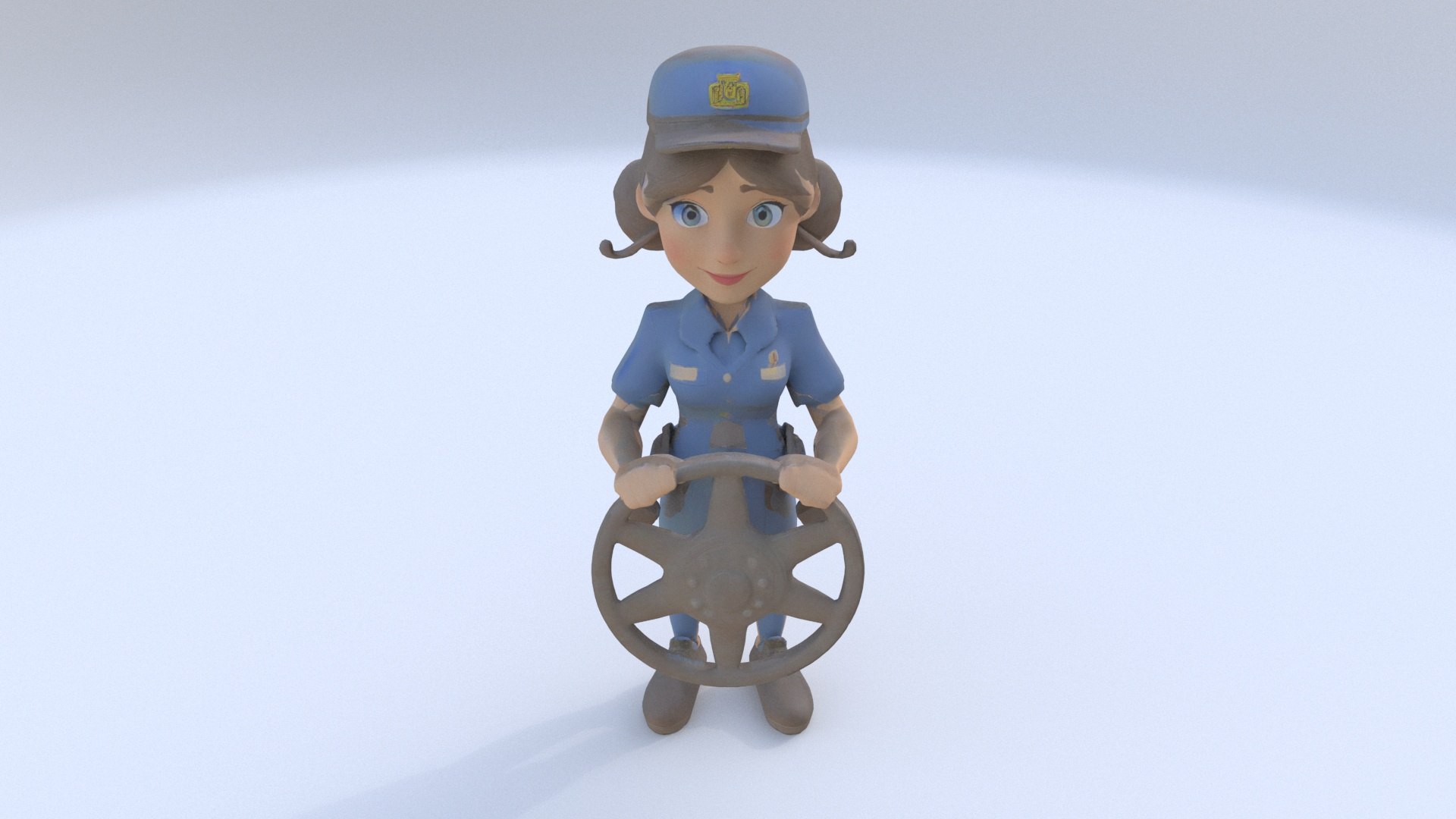 3D Bus Driver Female - TurboSquid 2333451