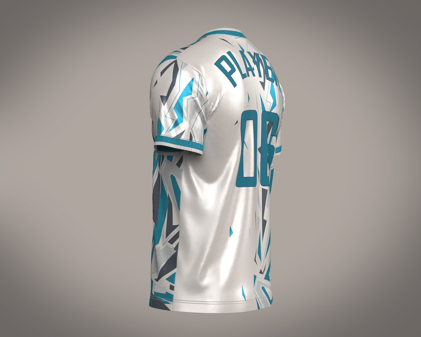 3D Soccer Advanced jersey Player-06 - TurboSquid 1993096