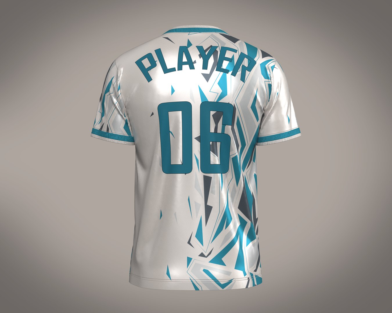 3D Soccer Advanced Jersey Player-06 - TurboSquid 1993096