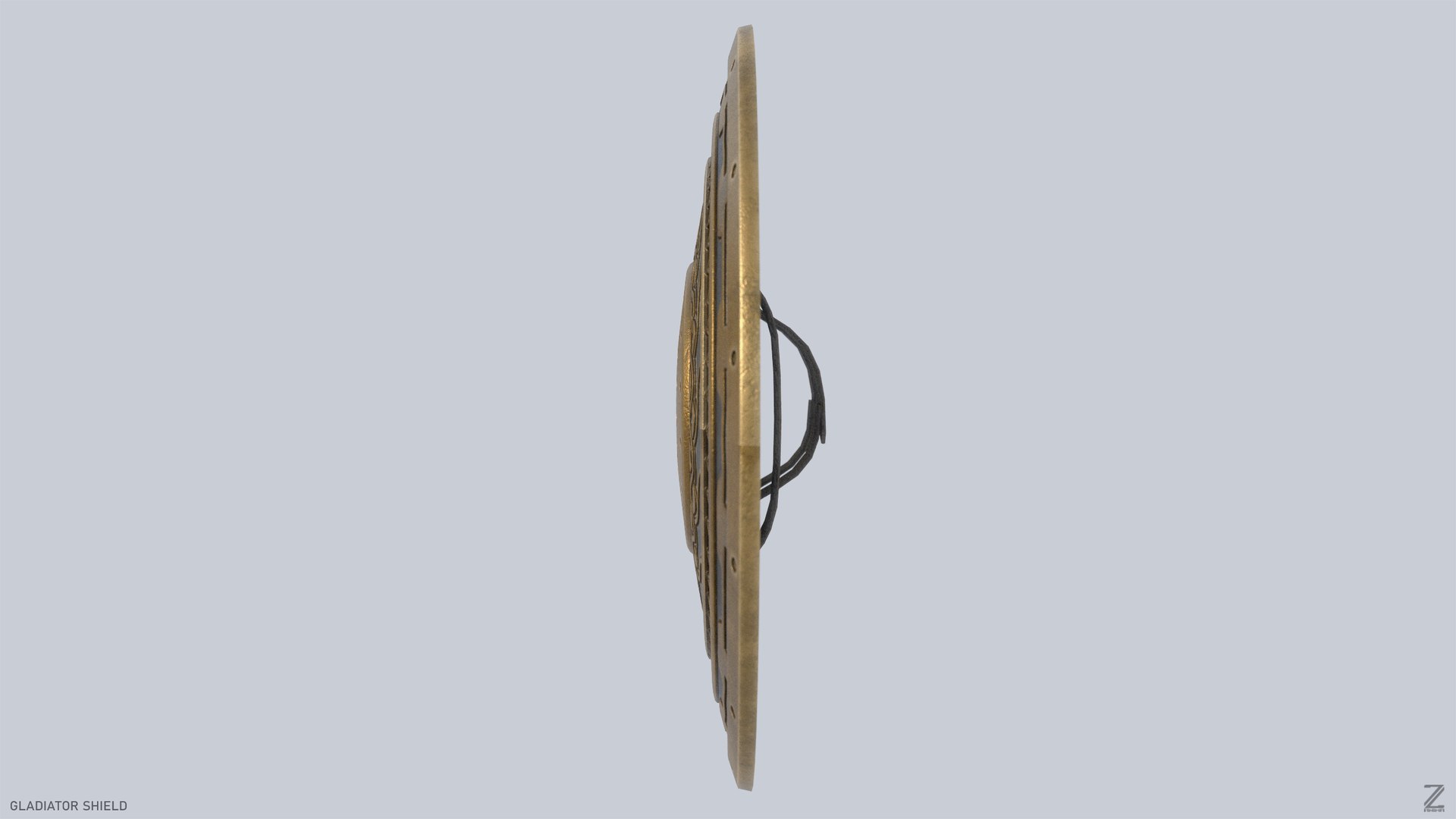 3D Gladiator Shield Model - TurboSquid 2238642
