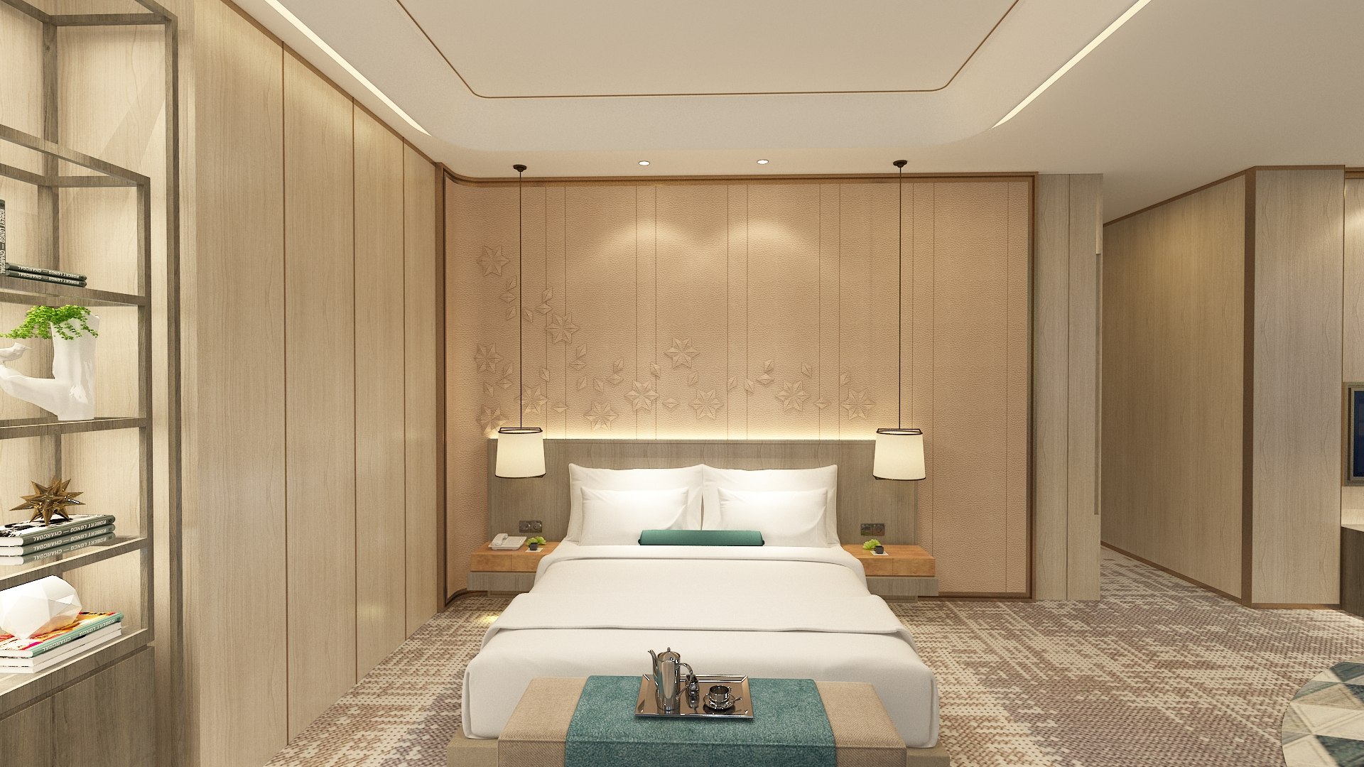 3D Model Modern Hotel Suite Interior - TurboSquid 2312653