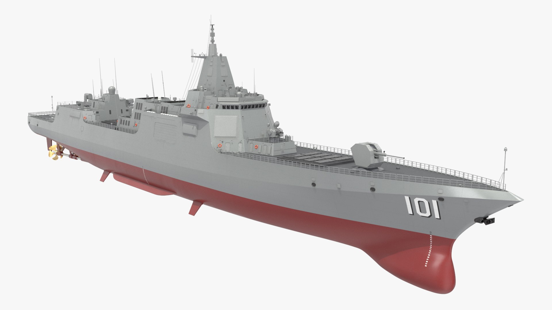 3D Model Type 055 Naval Combat Ship - TurboSquid 2411483