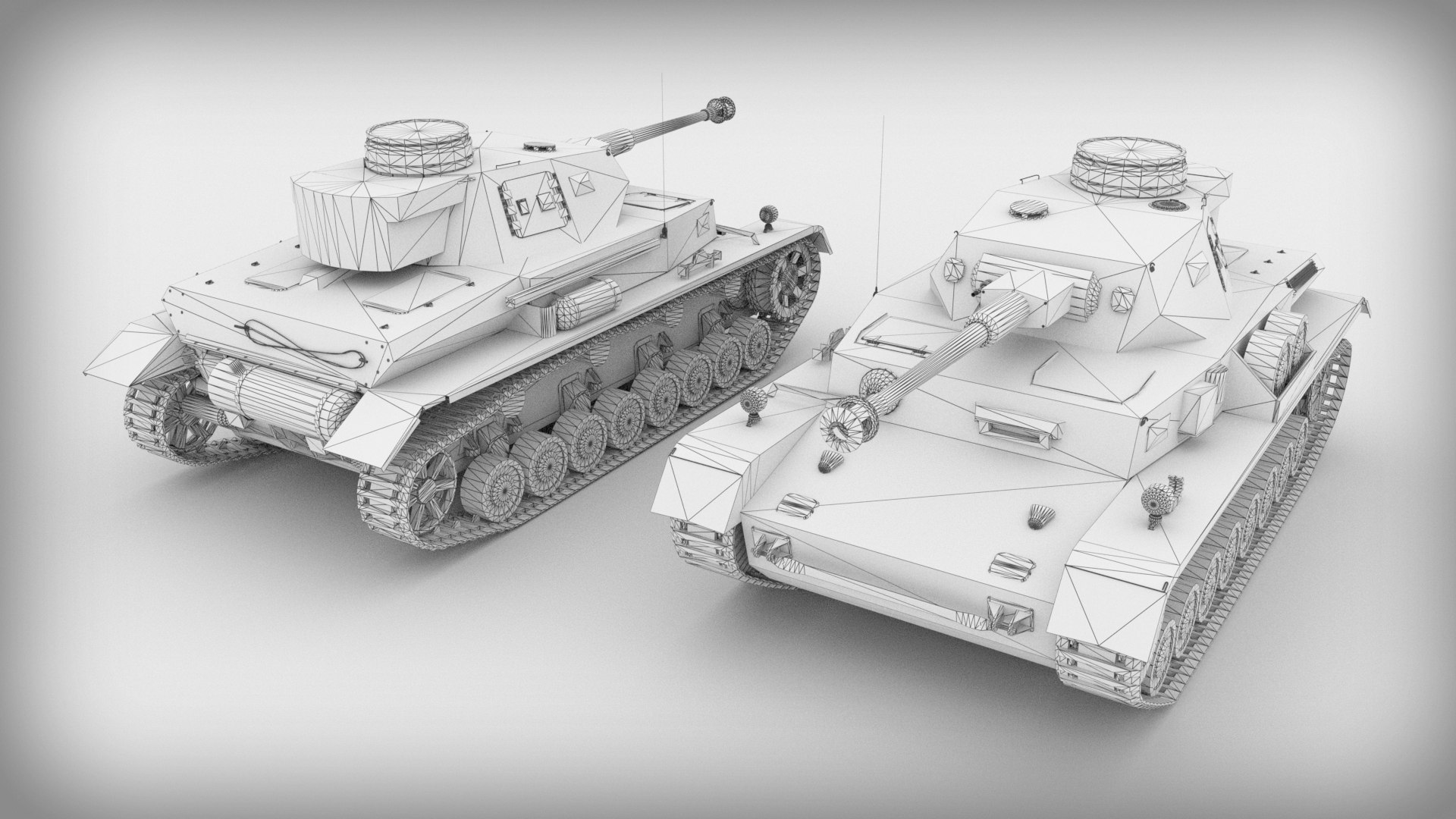 Panzer IV | Game Asset 3D model - TurboSquid 1722066