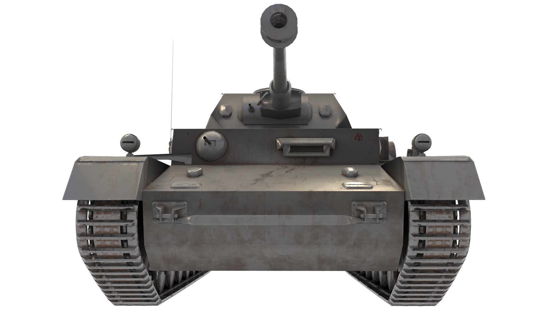 Panzer IV | Game Asset 3D model - TurboSquid 1722066