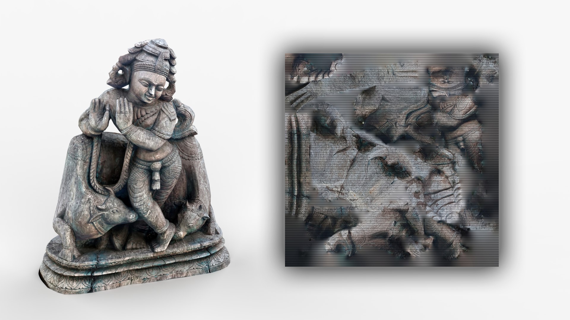 Wooden Buddha Scan Model - TurboSquid 2125890