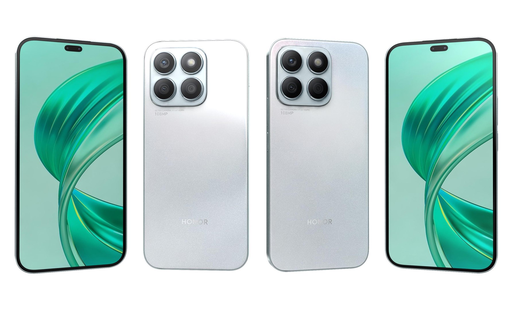 3D HONOR X8b White - TurboSquid 2169668