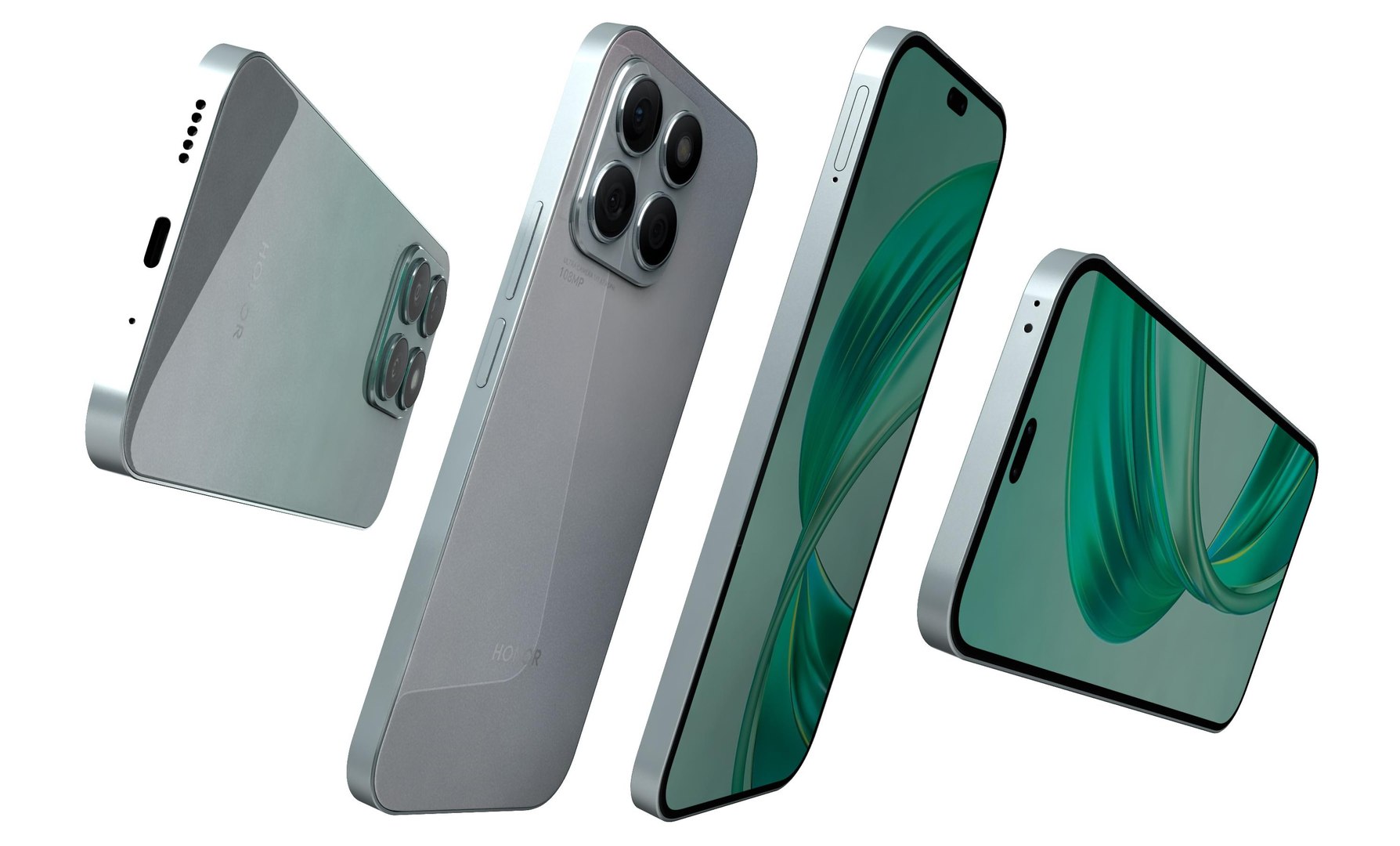 3D HONOR X8b White - TurboSquid 2169668