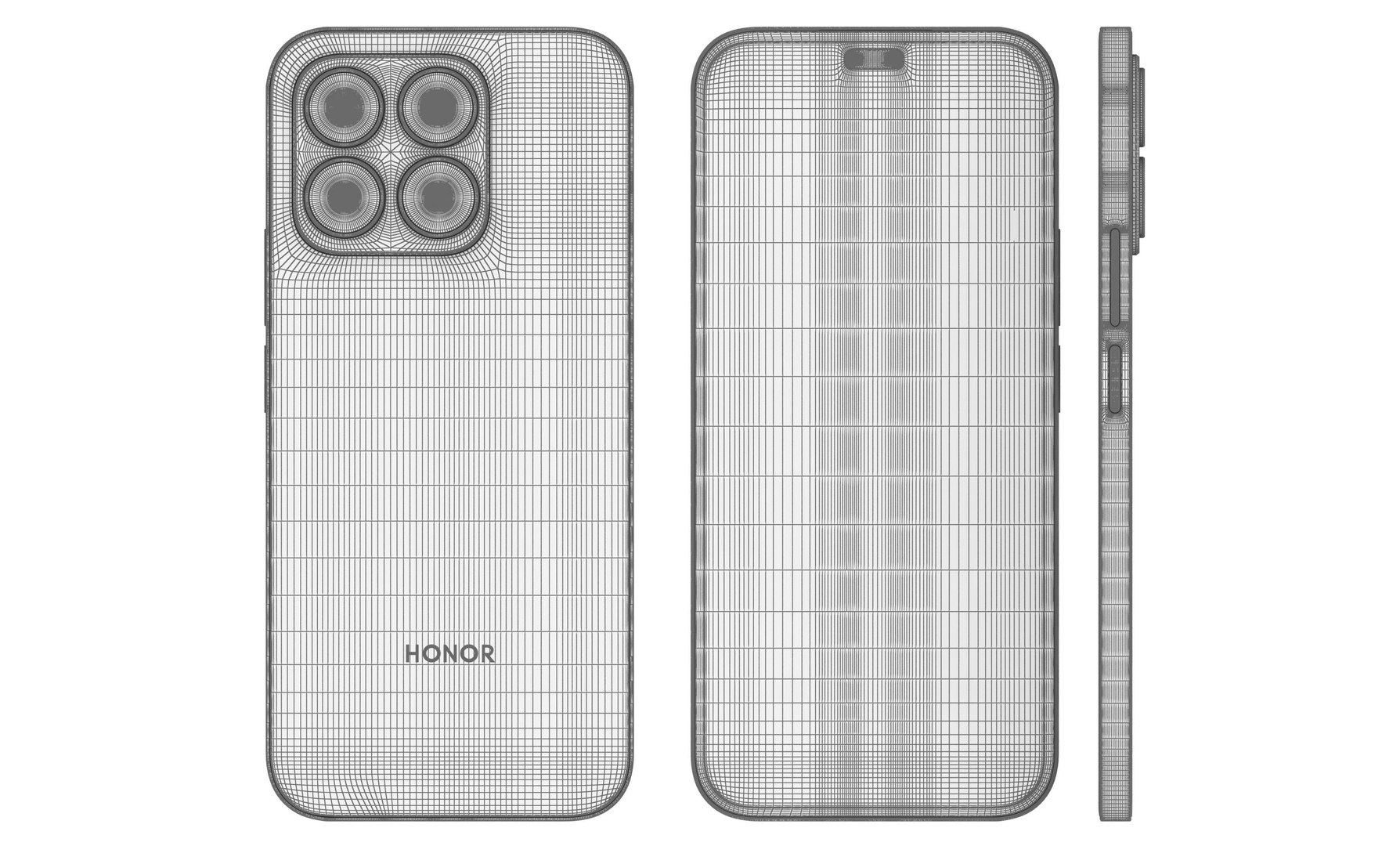 3D HONOR X8b White - TurboSquid 2169668