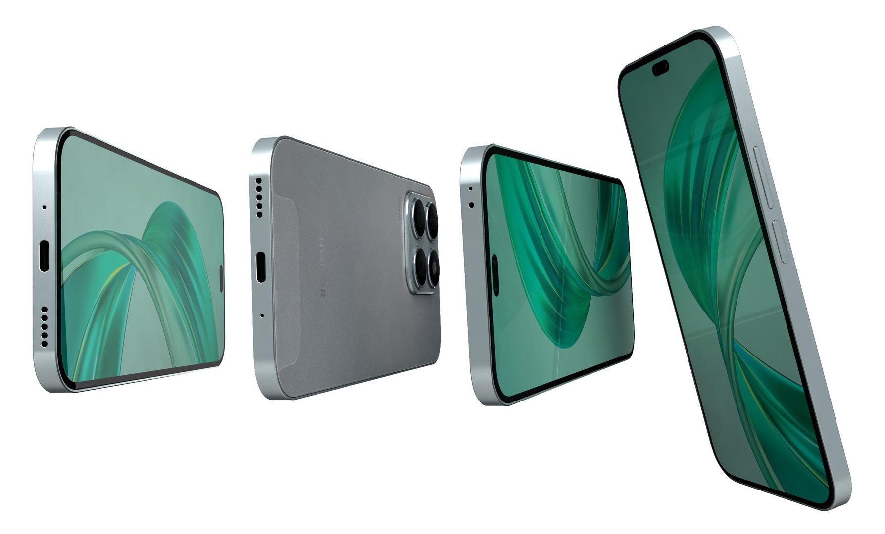 3D HONOR X8b White - TurboSquid 2169668