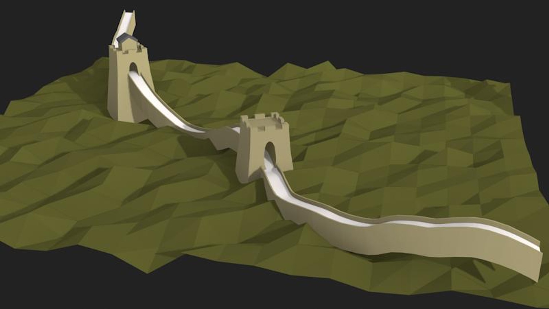 3D Low Poly Landmark Collection Model - TurboSquid 1730502