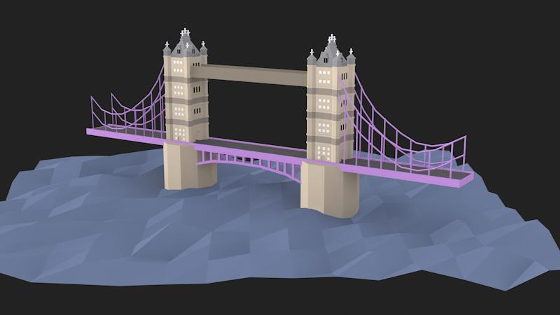 3D Low Poly Landmark Collection Model - TurboSquid 1730502