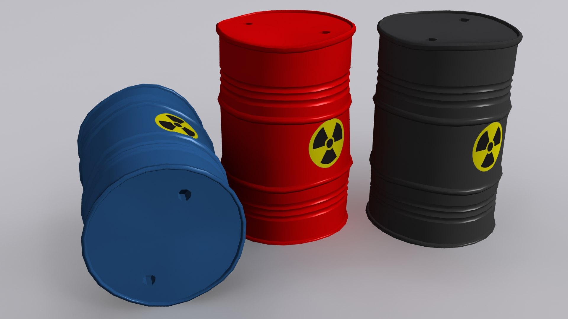 Industrial Barrels Model - TurboSquid 2030761