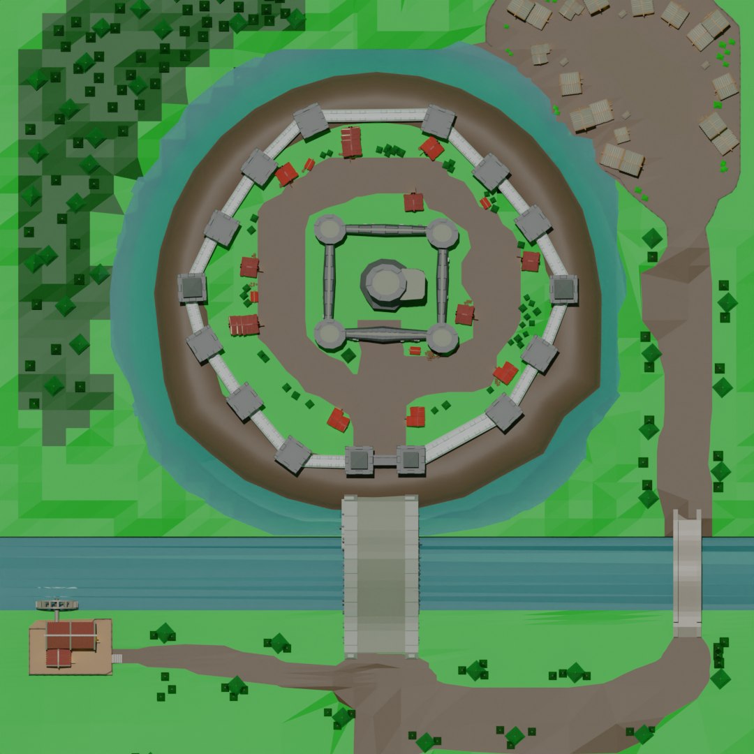 Low Poly Kingdom 3D model - TurboSquid 2021059