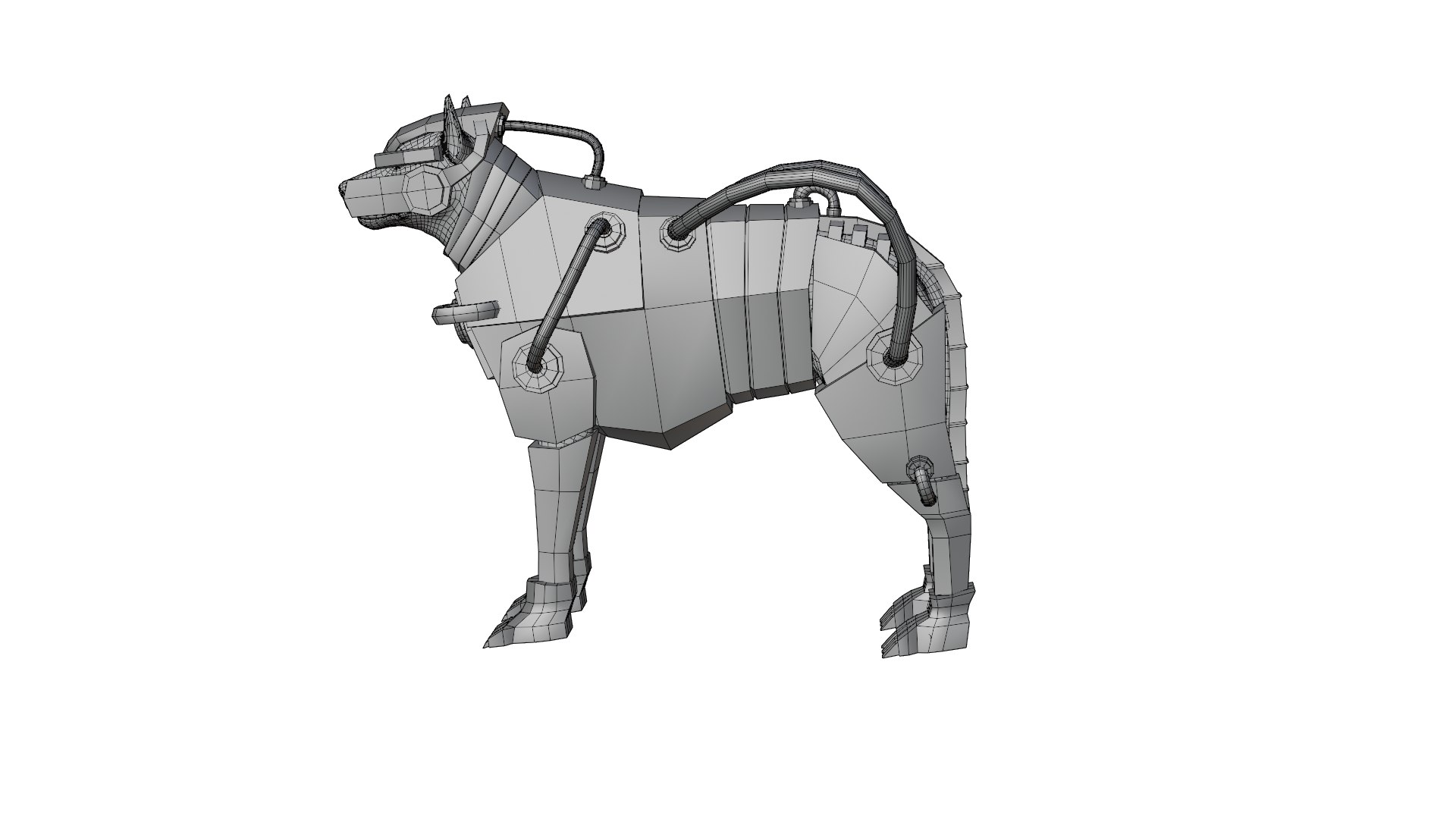 Dog Robot Armor 3D Model - TurboSquid 2154455