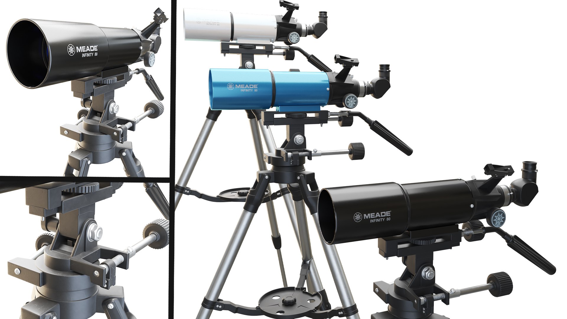 3D Model Meade Infinity 80mm Telescope - TurboSquid 1788734