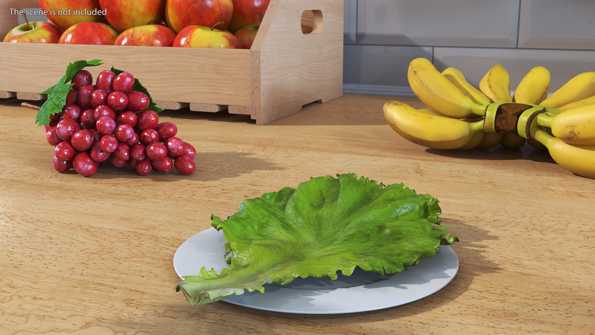 Realistic Lettuce Leaf 3D Model - TurboSquid 2206389