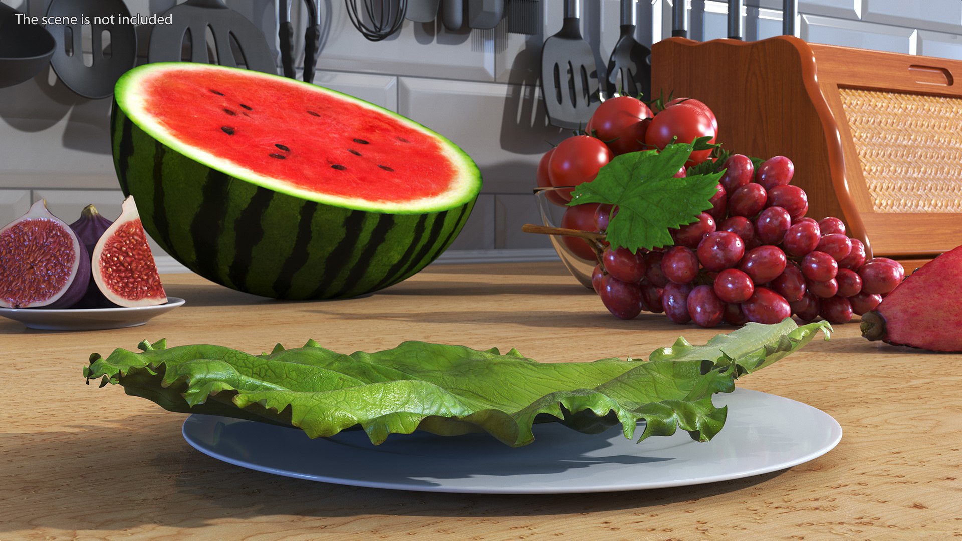 Realistic Lettuce Leaf 3D Model - TurboSquid 2206389