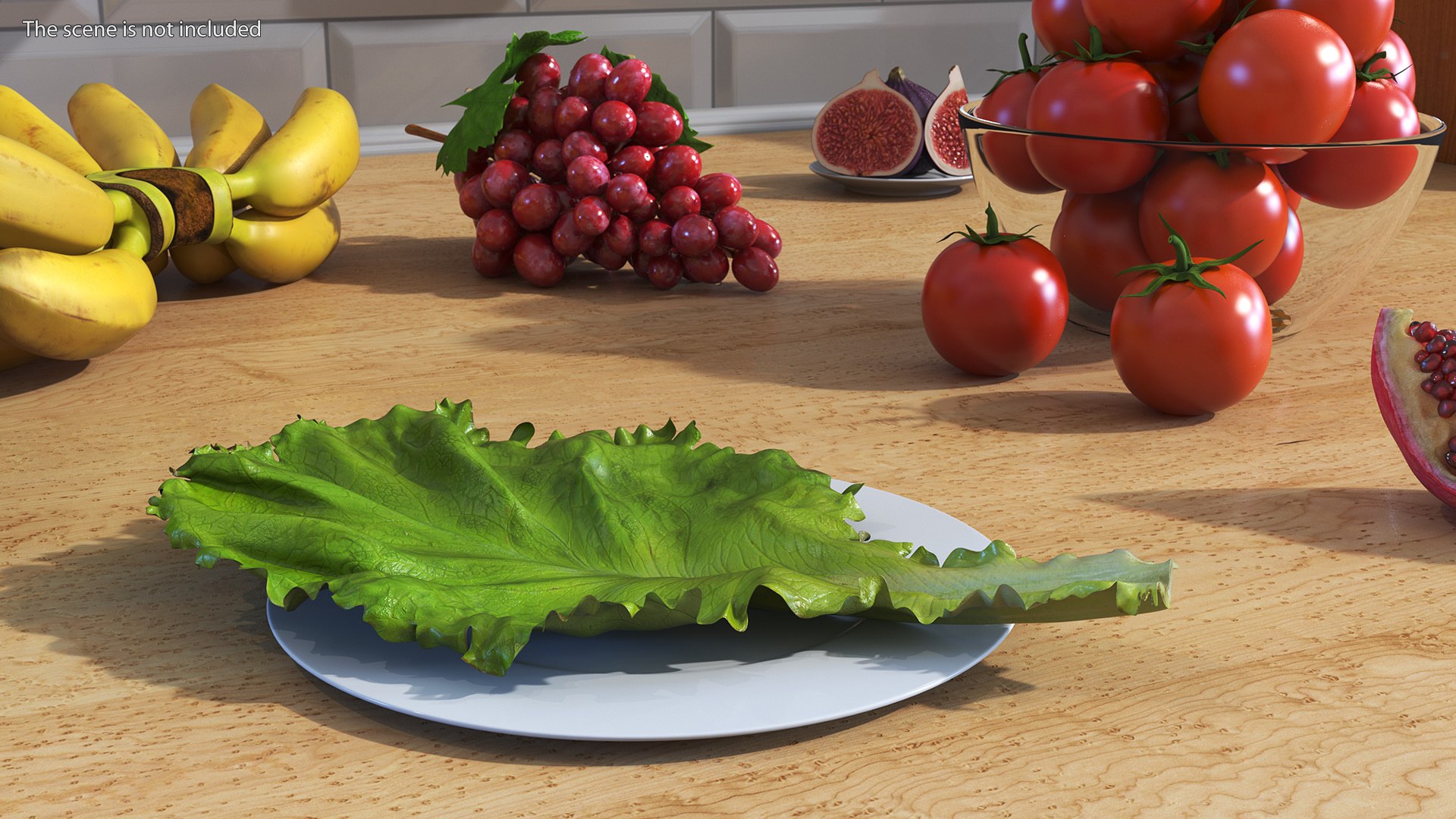 Realistic Lettuce Leaf 3D Model - TurboSquid 2206389