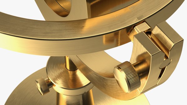 Vintage Brass Lecture Gyroscope 3D model - TurboSquid 1773078