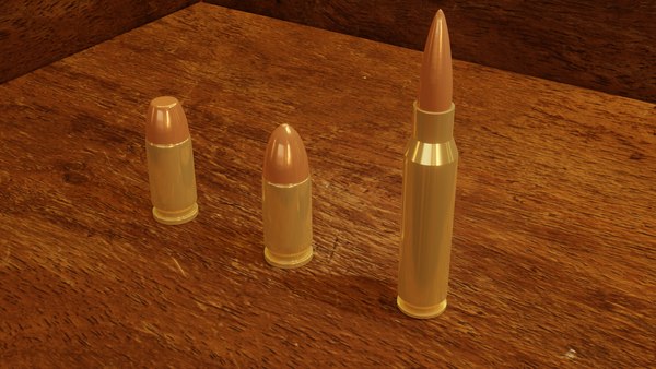 3D Bullets model - TurboSquid 2046344