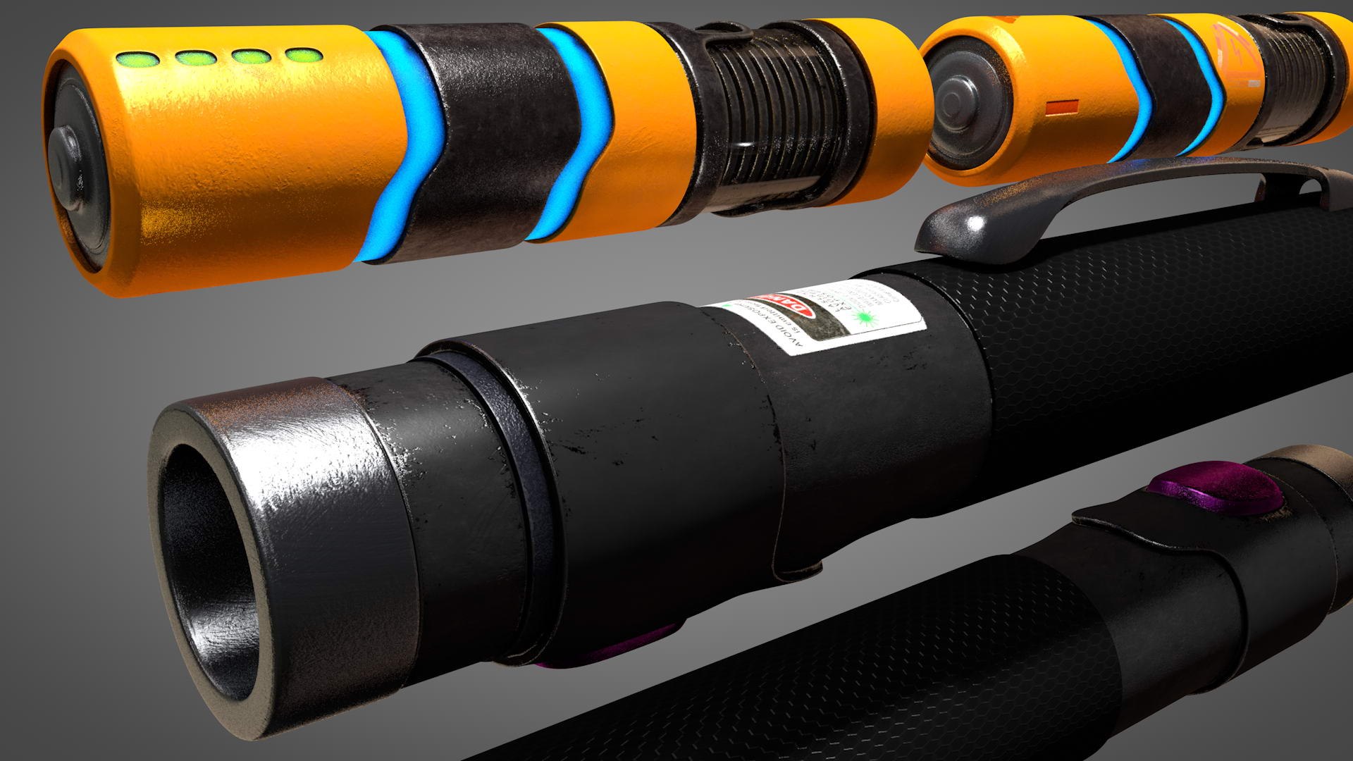 Laser Pointer Battery 3D Model - TurboSquid 1493051