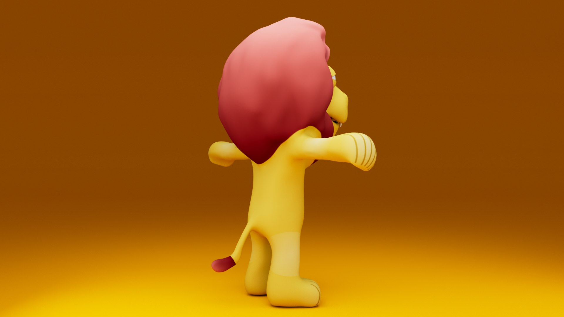 3D Stylized Cartoon Lion 3D Model - TurboSquid 2200609