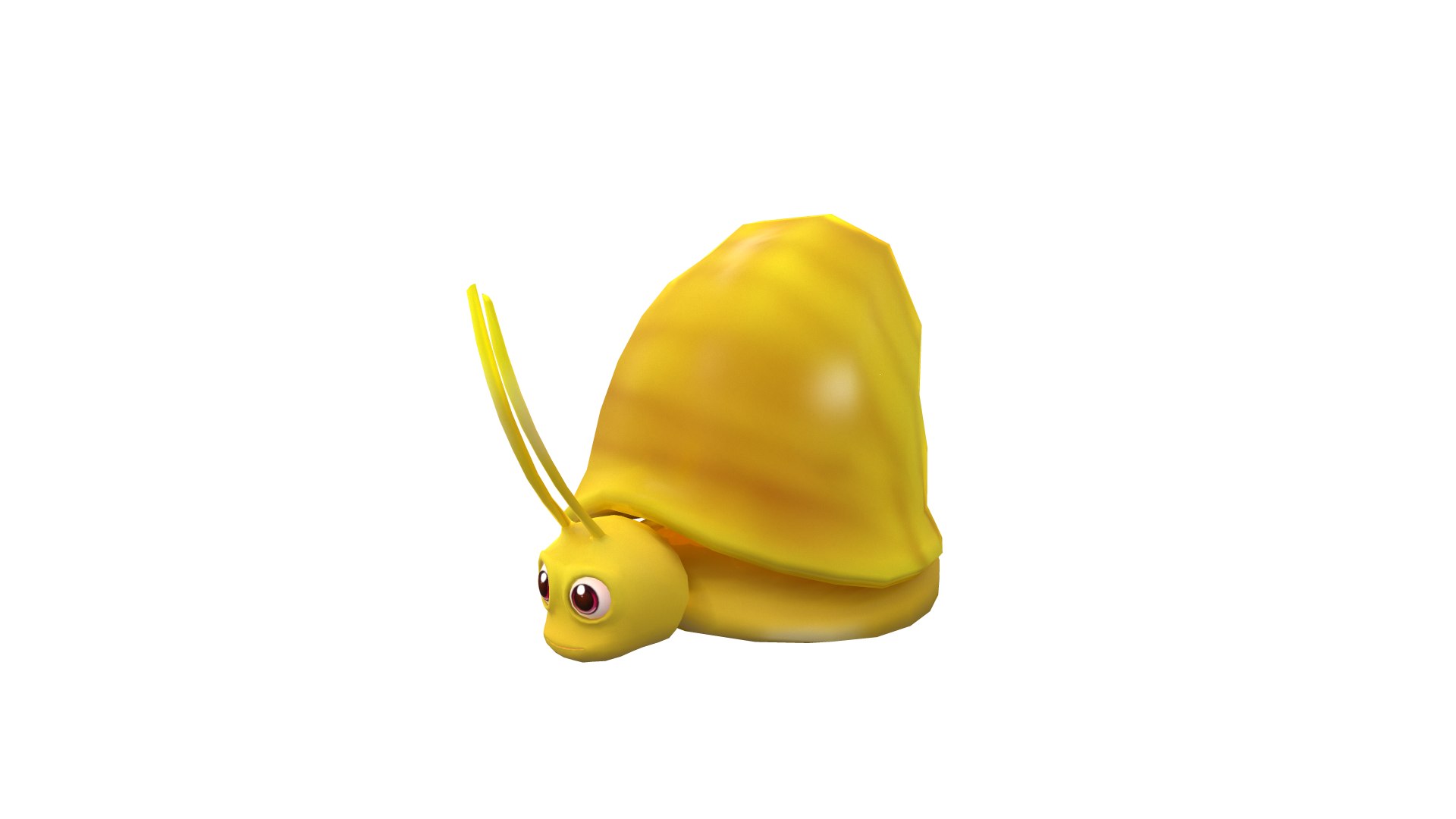 3D Golden Apple Snail Toon - TurboSquid 1586177