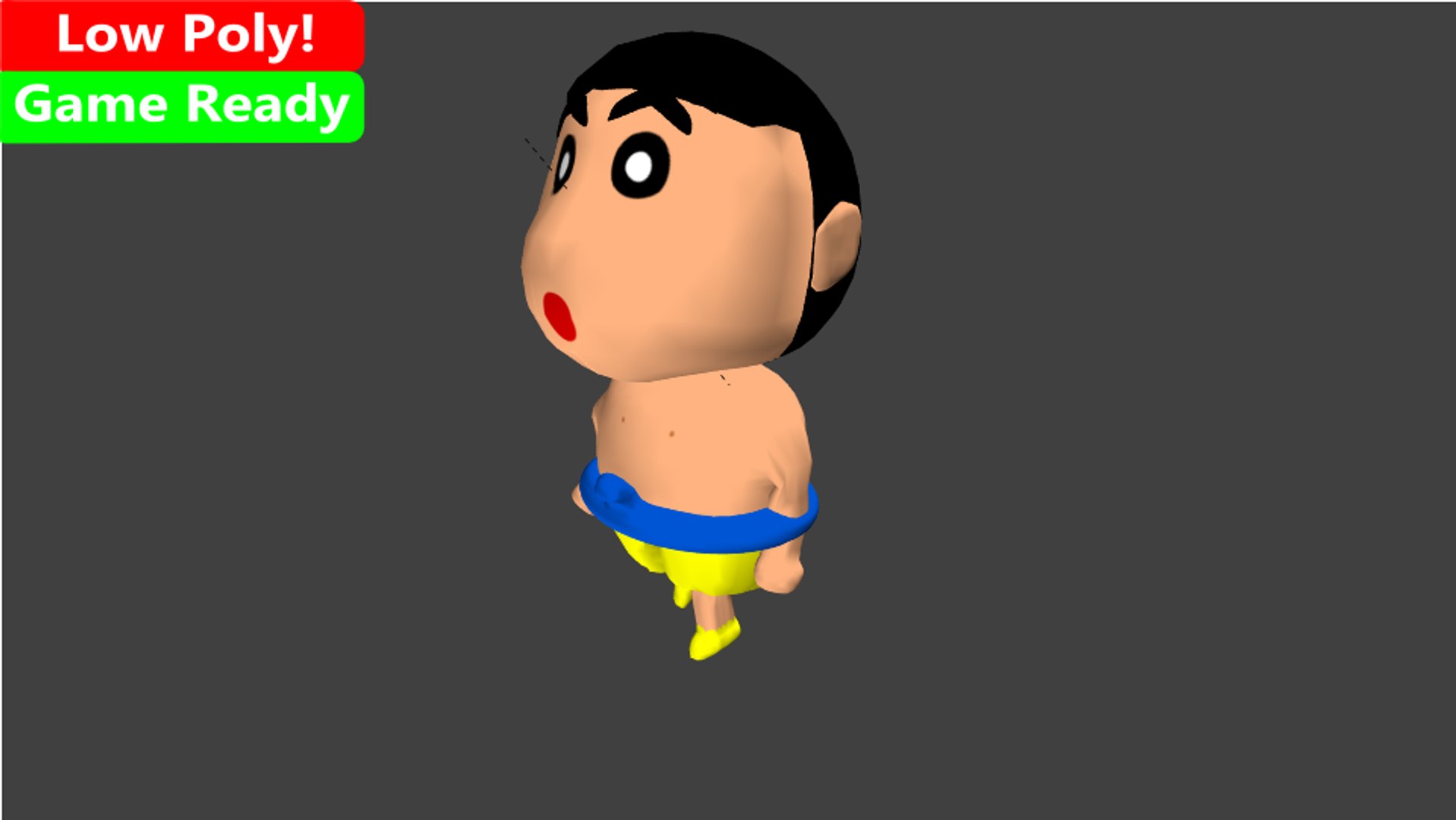 Shin Chans Rigged Animation 3d X