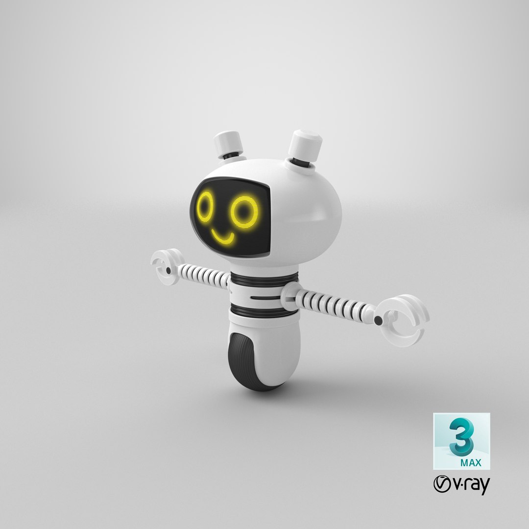 3D Cute Robot - TurboSquid 2047933