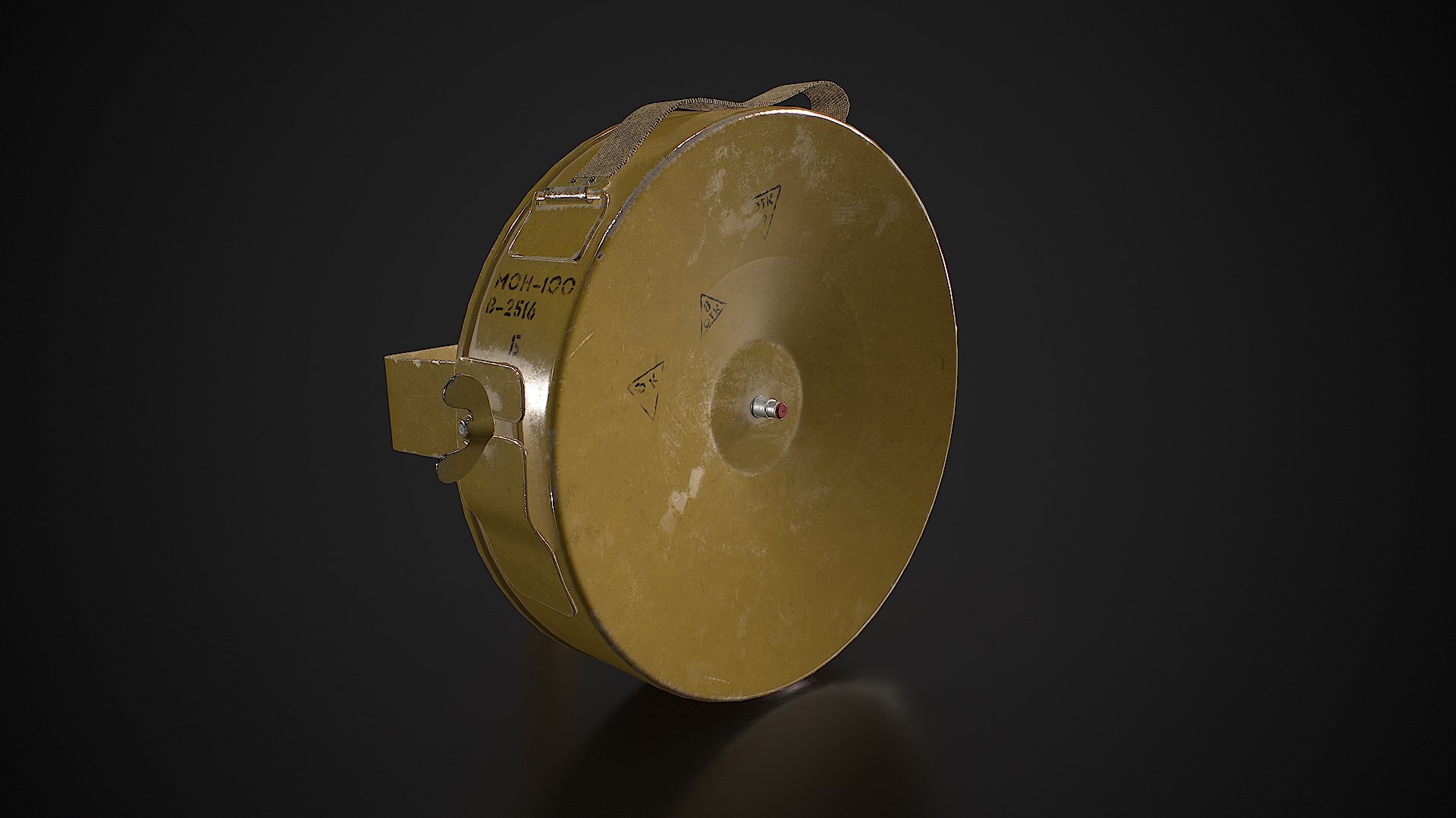 Soviet Anti-personnel Guided Fragmentation Mine MON-100 3D - TurboSquid ...