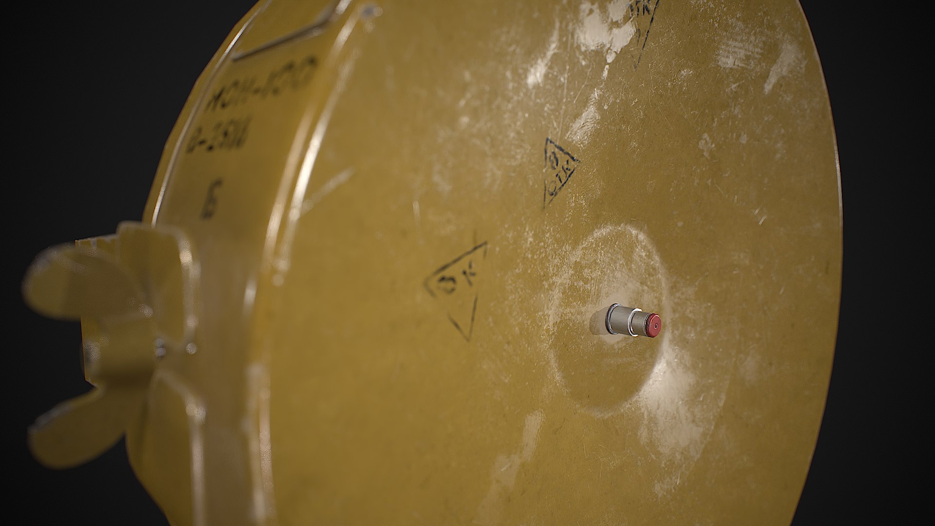 Soviet Anti-personnel Guided Fragmentation Mine MON-100 3D - TurboSquid ...