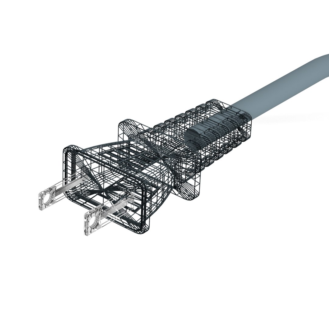 Power Cable 3d Blend