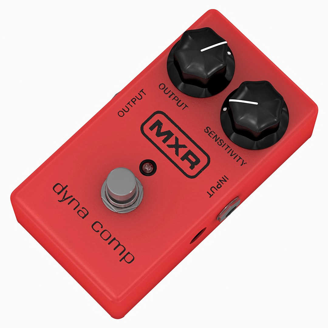 3d Model Guitar Compressor Mxr Dyna