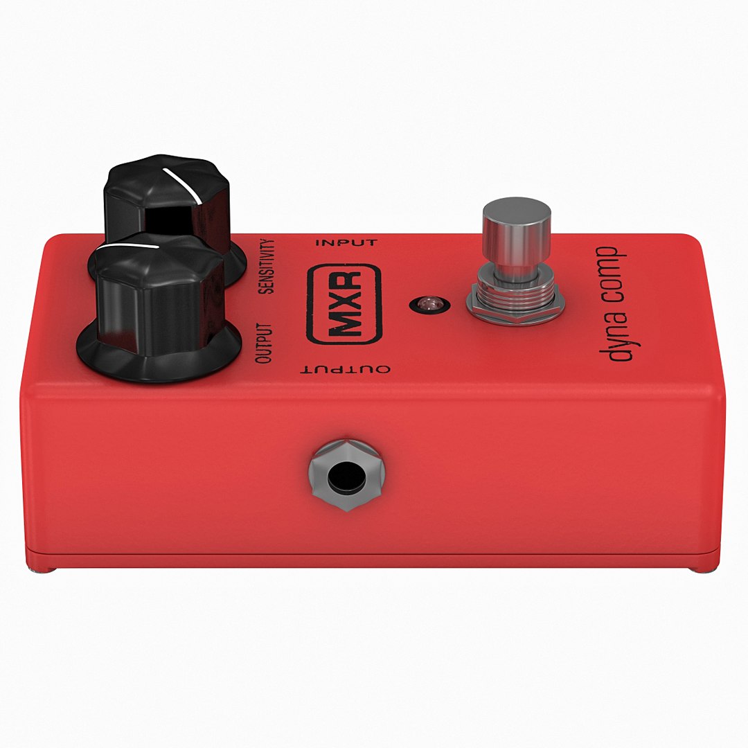 3d Model Guitar Compressor Mxr Dyna