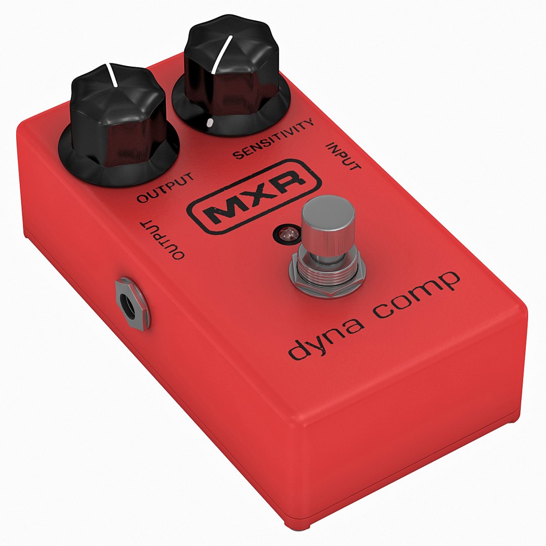 3d Model Guitar Compressor Mxr Dyna
