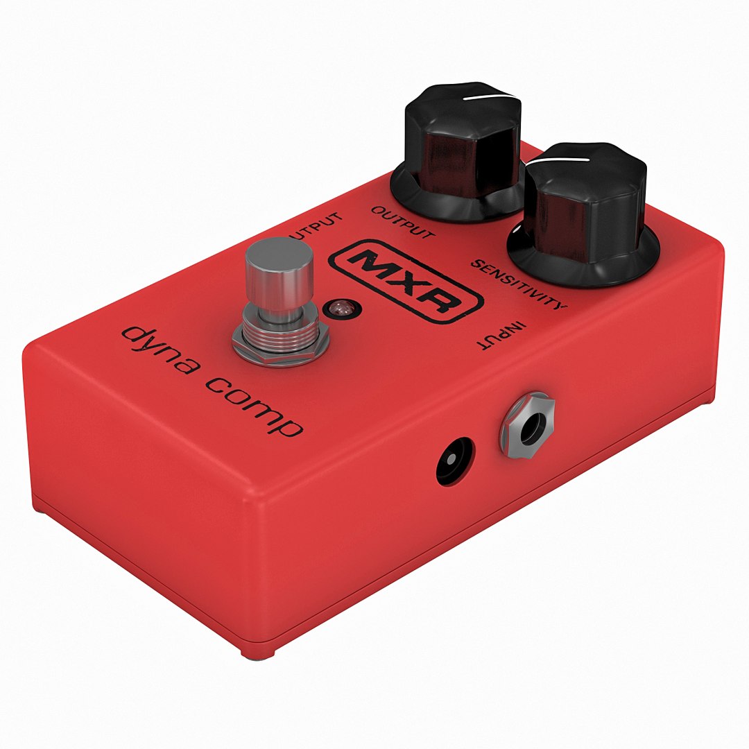 3d Model Guitar Compressor Mxr Dyna
