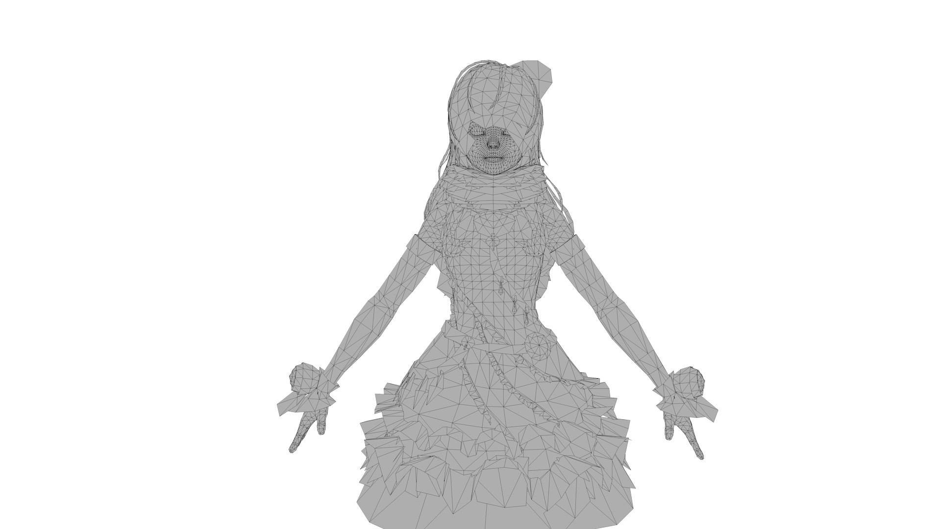 3D Gothic Fantasy Doll 3D Model - TurboSquid 2378465