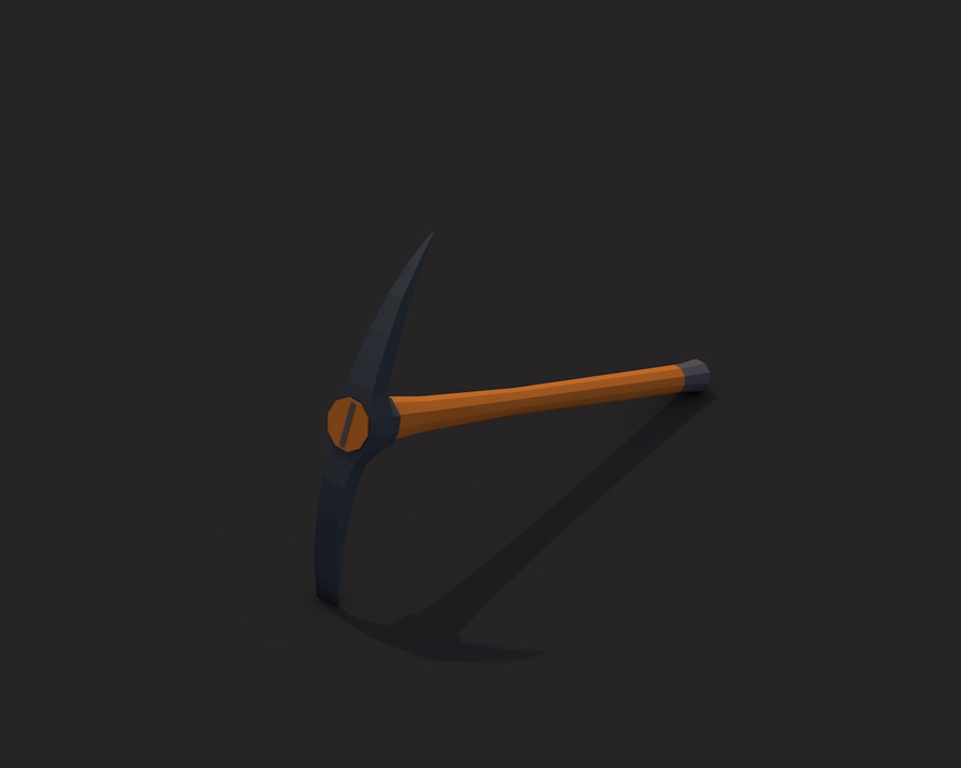 3d model pickaxe v 1
