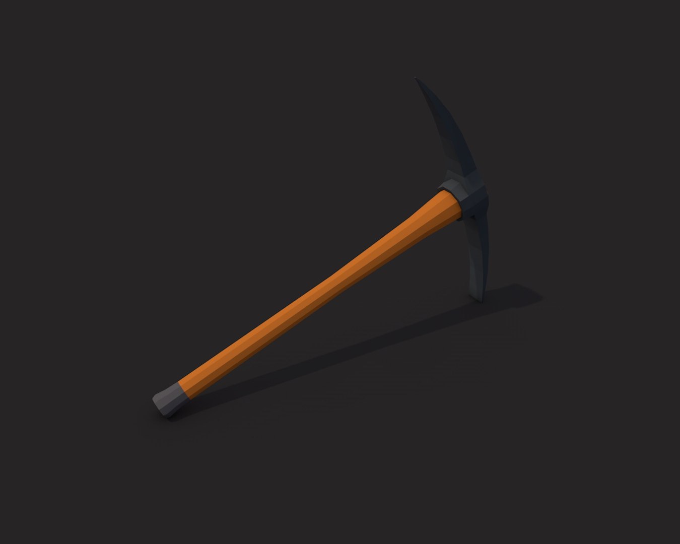 3d model pickaxe v 1